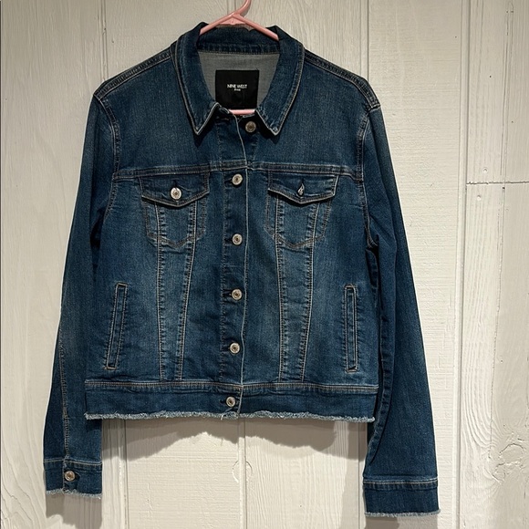 Nine West | Jackets & Coats | Nine West Blue Denim Jacket | Poshmark